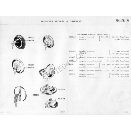 Anti-theft stopper tank - SERIE04 SARL