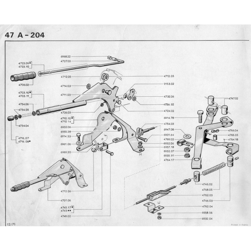 levier de frein à main - SERIE04 SARL